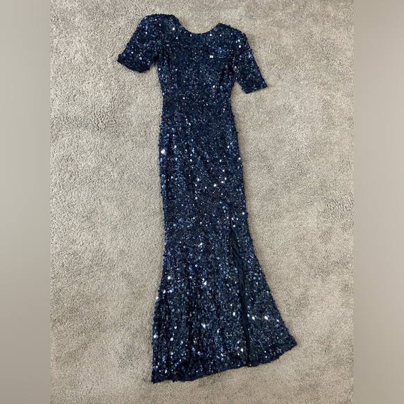 Rachel Gilbert | Dresses | Rachel Gilbert Nixie Gown Sequin Embellished ...